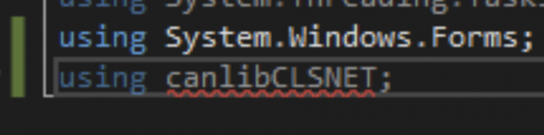 Using CANlib Visual Studio 2017 C#.NET (canlibCLSNET) - Kvaser DevBlog