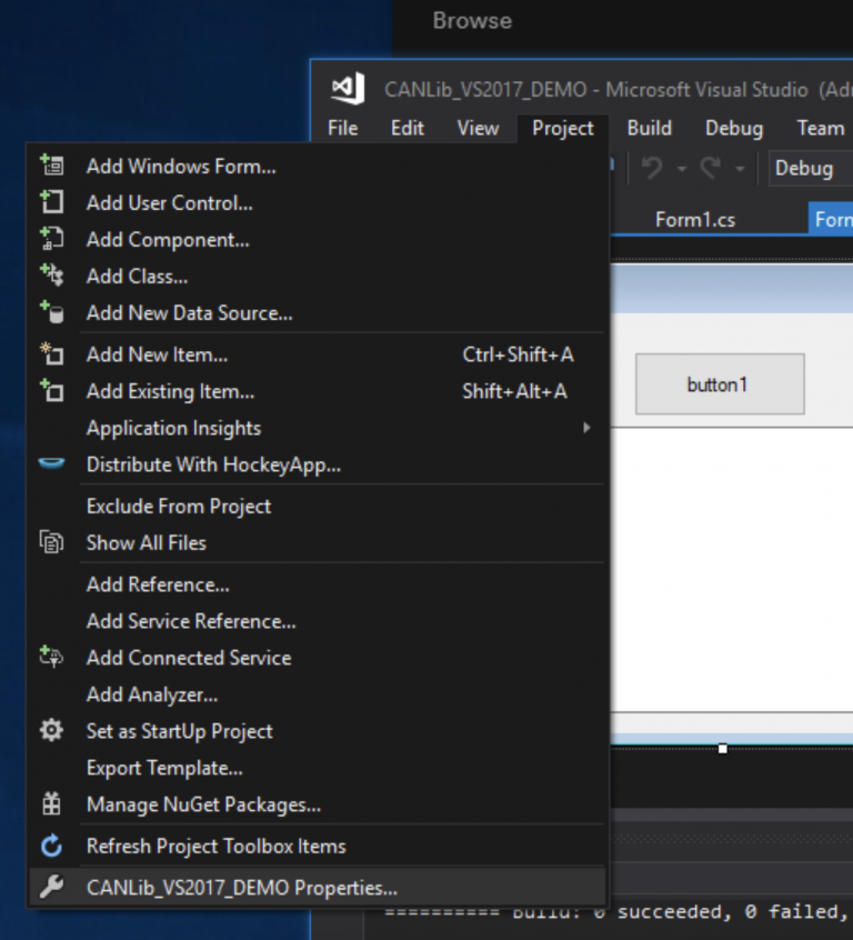 Using CANlib Visual Studio 2017 C#.NET (canlibCLSNET) - Kvaser DevBlog