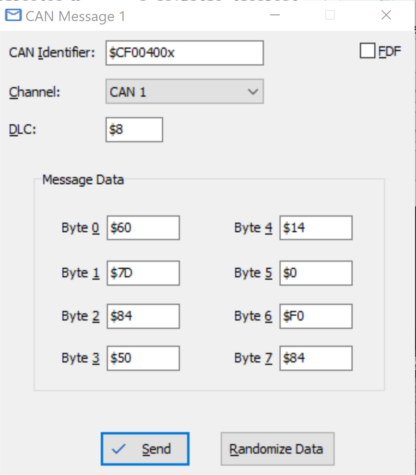 Applying a J1939 DBC file and building a simple test script in CanKing ...