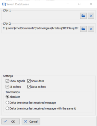 Applying a J1939 DBC file and building a simple test script in CanKing ...