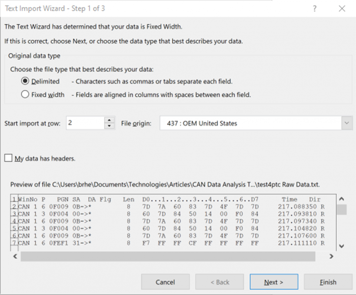 CAN Signal Analysis with Spreadsheets and Kvaser’s CanKing SAE J1939 Example - Kvaser