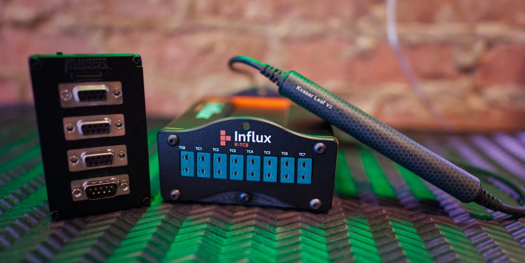 Stronger together: Influx packages K-TC thermocouple logger with the Kvaser Leaf v3 - Kvaser ...