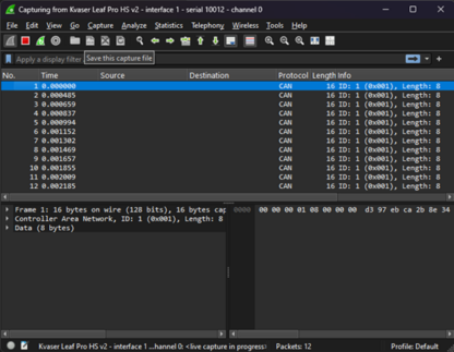 Kvaser adds plugin to Wireshark - Kvaser